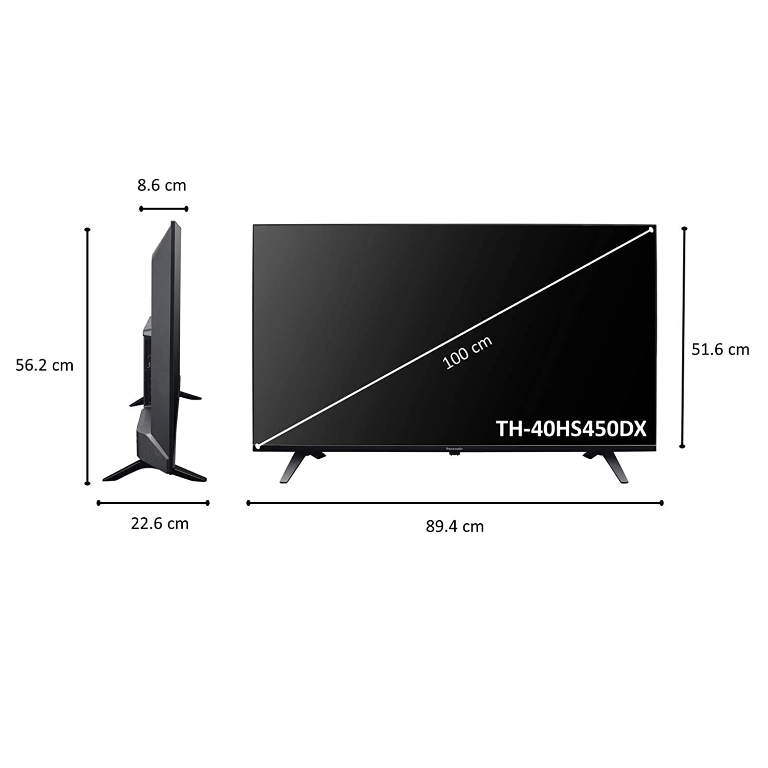 Panasonic 100 cm (40 inch) Full HD LED Smart Android TV (TH-40HS450DX) – SHARPTRONICS